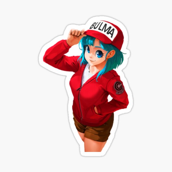 "Bulma anime girl " Sticker by Emilyshop9 | Redbubble