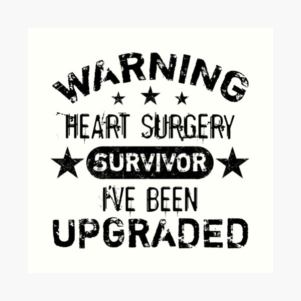 "Heart Surgery Humor Upgraded" Art Print for Sale by thepixelgarden ...