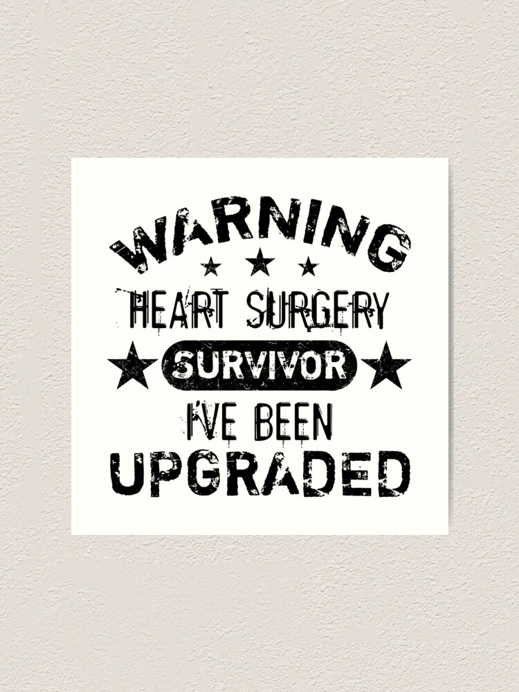 "Heart Surgery Humor Upgraded" Art Print for Sale by thepixelgarden ...