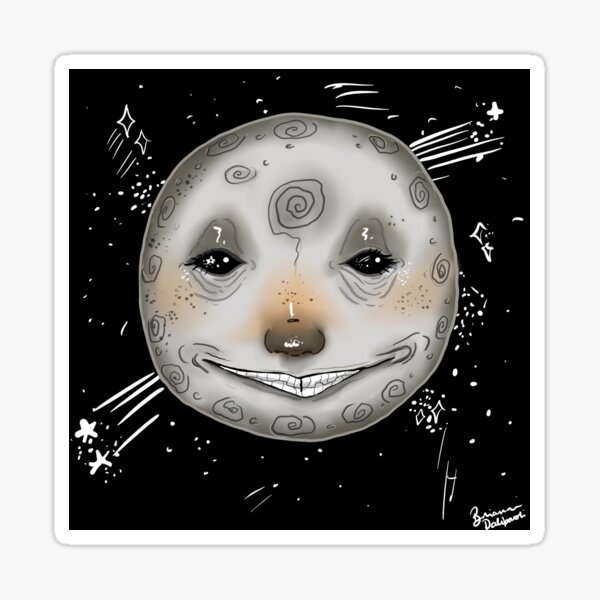 "luna" Sticker by dalidoodles | Redbubble