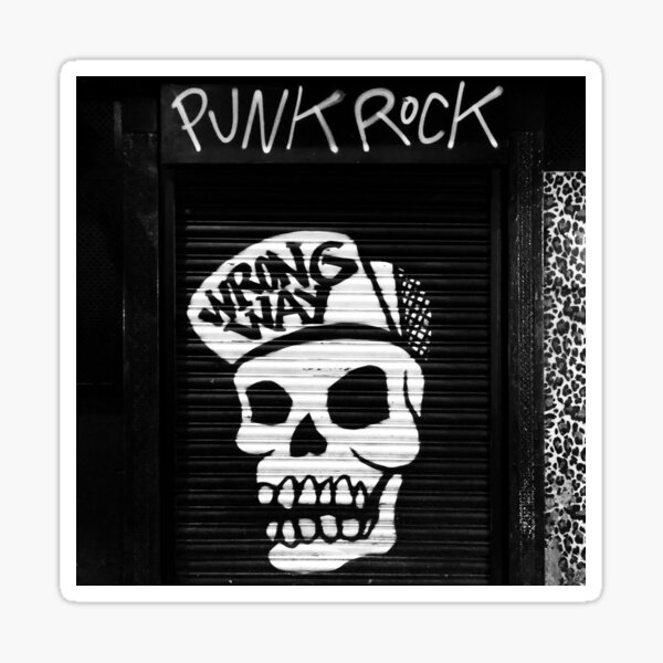 "Punk Rock" Sticker by thatboiieli98 | Redbubble