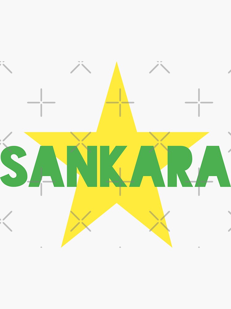 "SANKARA BURKINA FASO STAR - Minimalist Colorful typographic Design ...