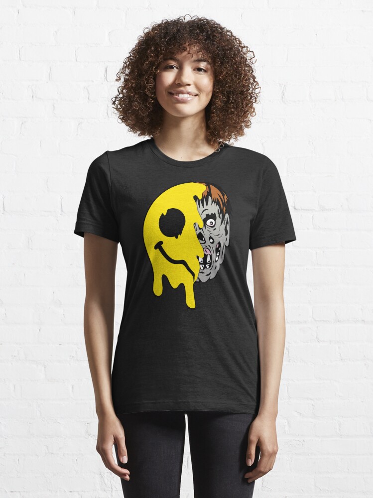 "Ripped face | Ripped effect | Zombie emoji | Melted effect" T-shirt by ...