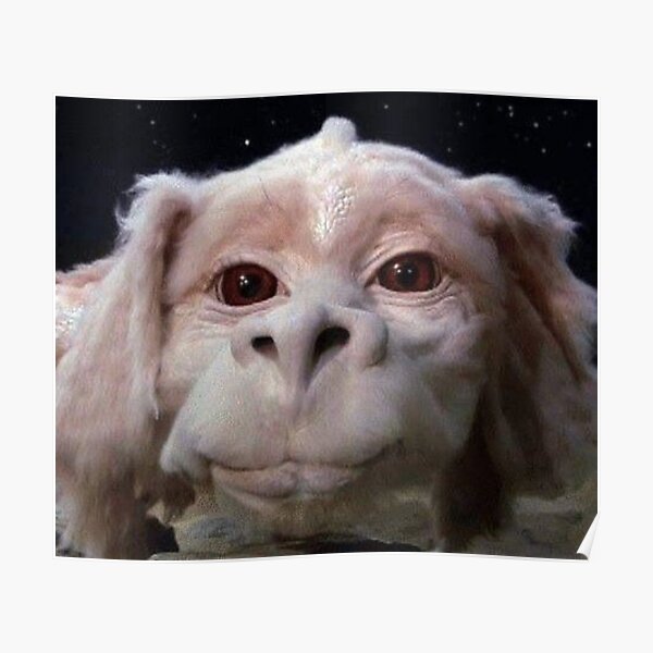 "Falkor The Luck Dragon From The Neverending Story Design" Poster for ...