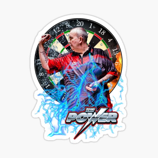 " Phil Taylor The Power" Sticker by patoalex | Redbubble