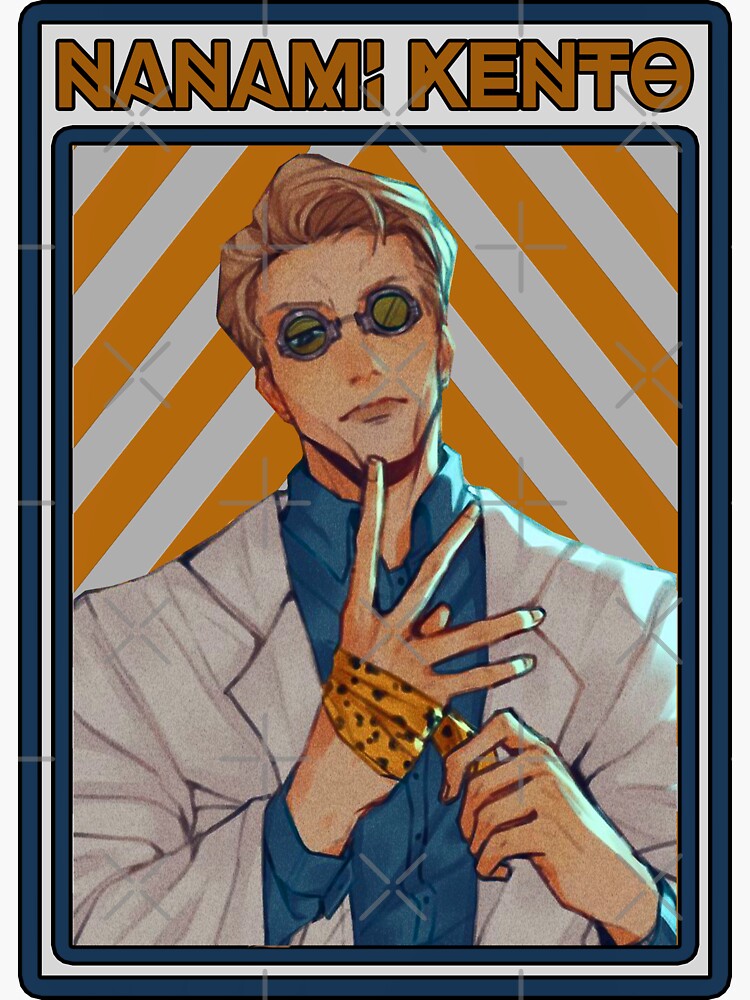 "JUJUTSU KAISEN KENTO NANAMI" Sticker by UNCHMUNCH | Redbubble