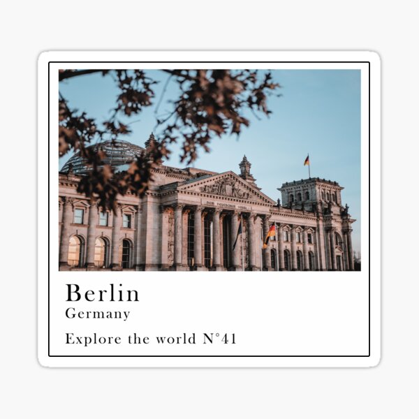 "berlin sticker" Sticker by raniaa-dhm | Redbubble