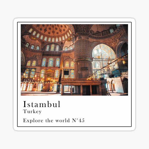 "Istanbul sticker" Sticker by raniaa-dhm | Redbubble