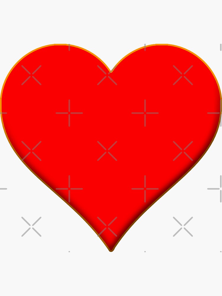 "Big Heart" Sticker for Sale by Dalyn | Redbubble