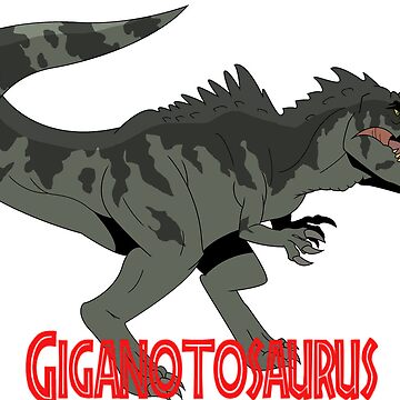 Pegatina for Sale con la obra «Giganotosaurus» de theblazinggecko ...