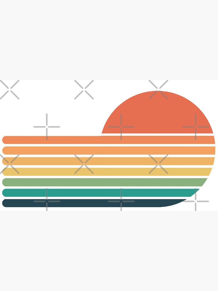 "Retro Inspired Horizon" Poster for Sale by TotallyRetroArt | Redbubble