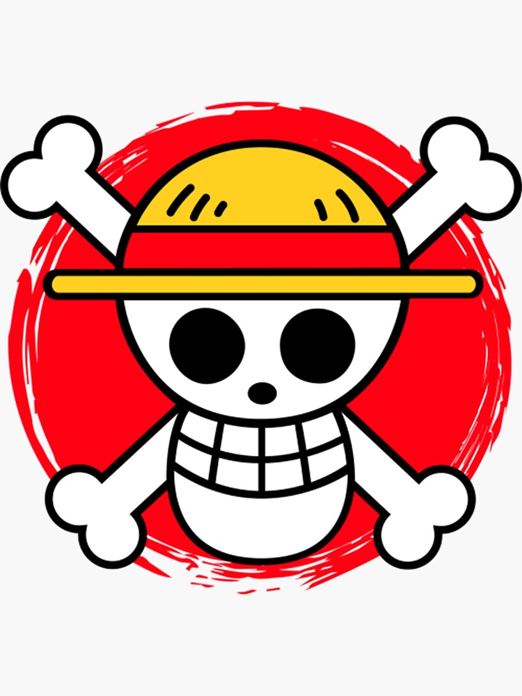 "One Piece Logo T-Shirt Copy Copy Copy" Sticker by kroellvw | Redbubble