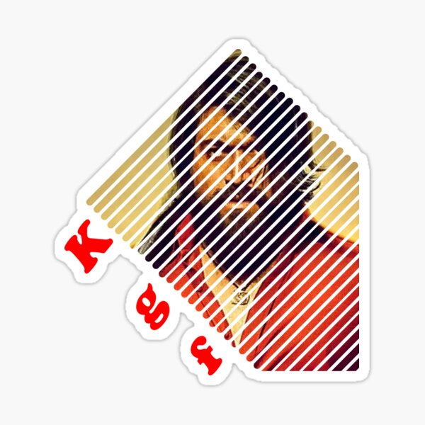 "KGF Star Yash Artwork" Sticker by A-Bstore | Redbubble