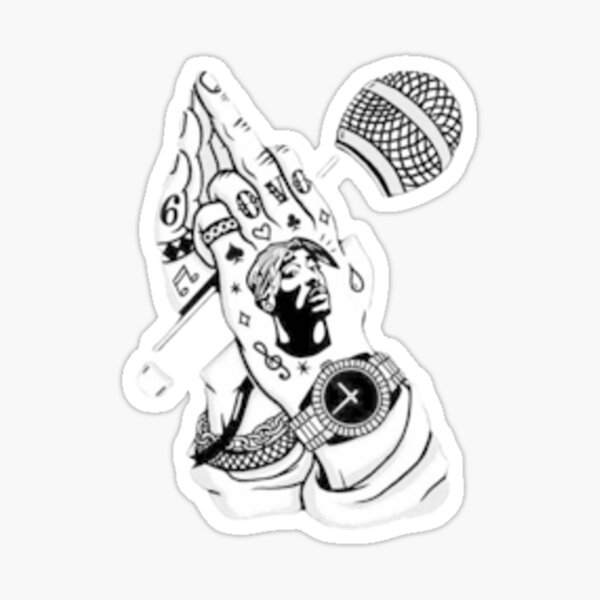"2pac" Sticker by NgocDiepCRV | Redbubble