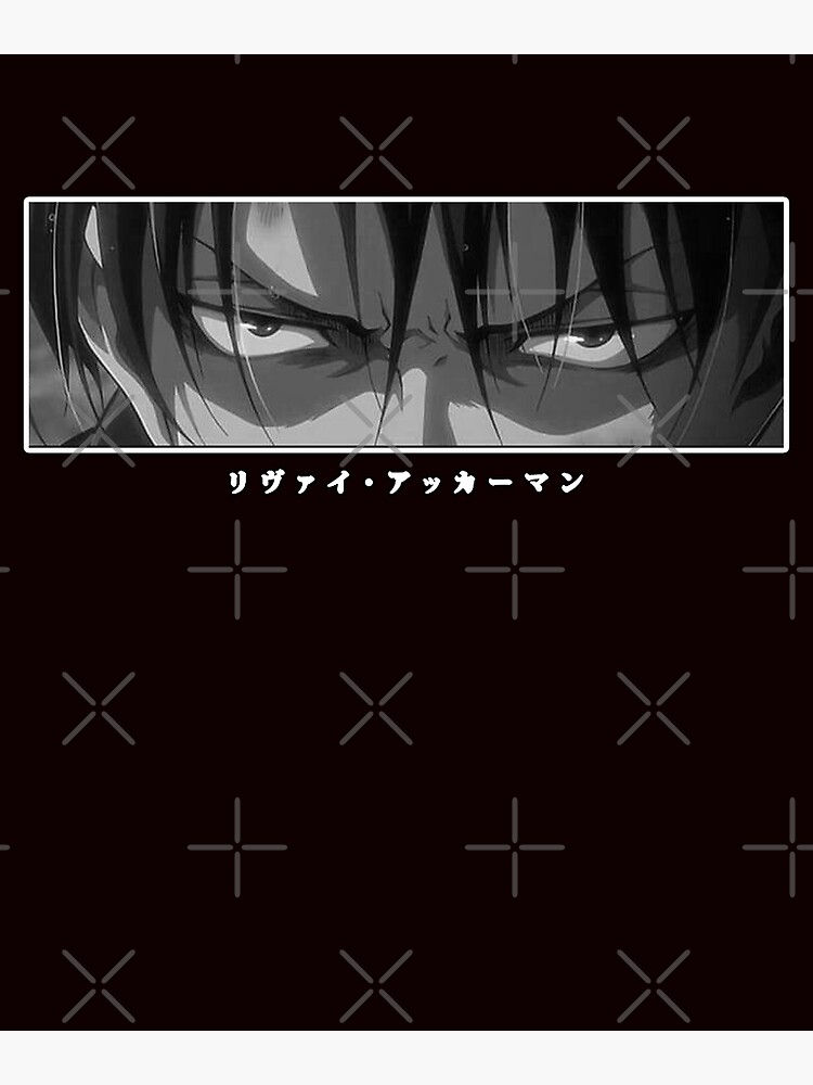 "Levi - Stare anime" Poster for Sale by said-shop | Redbubble