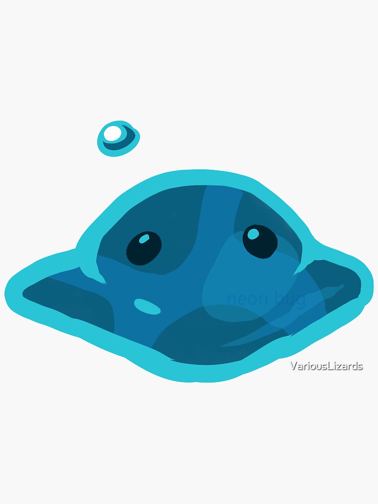 "Puddle Slime" Sticker by VariousLizards | Redbubble