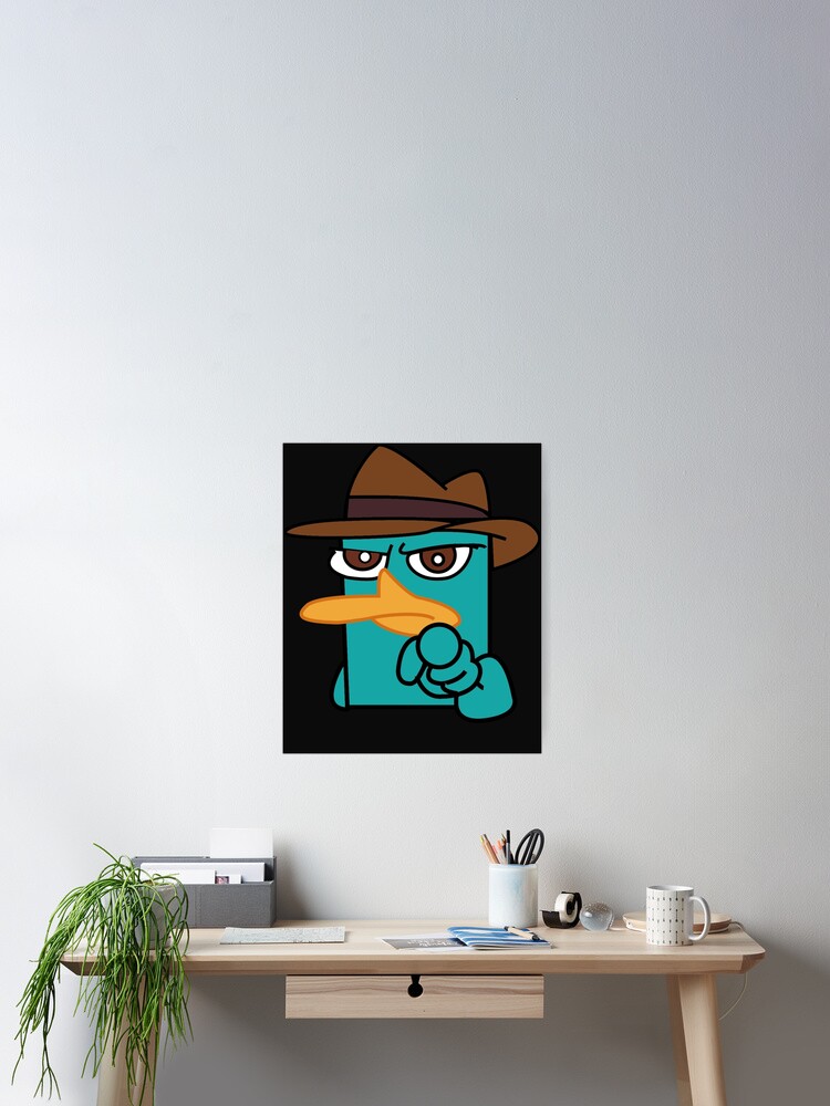 "Perry the Platypus Face Classic" Poster for Sale by WILLIAMSCHERM ...