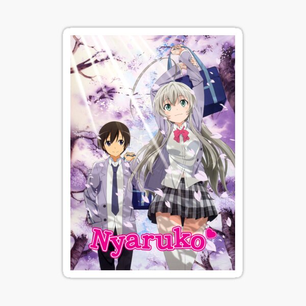 "Nyaruko: Crawling with Love - poster" Sticker for Sale by ...