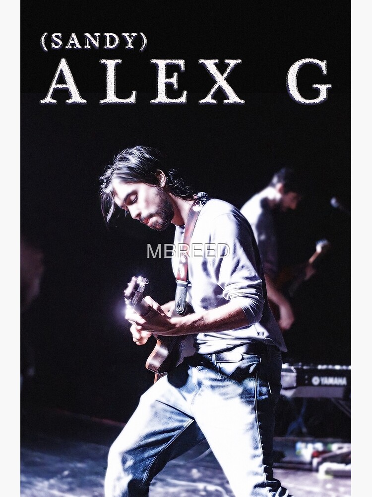 "(Sandy) Alex G Guitar" Poster for Sale by MBREED | Redbubble
