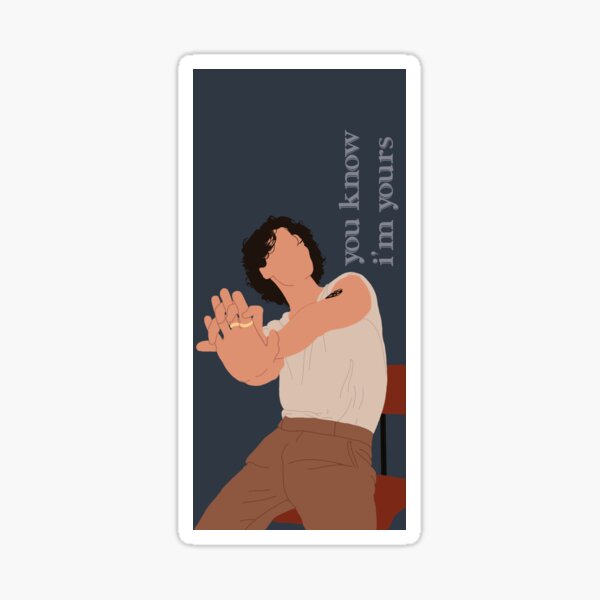 You Know Im Yours Bff 1 Sticker For Sale By Adelinagray Redbubble
