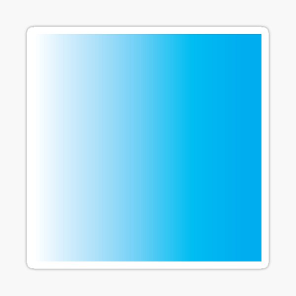 "Cyan Ombre" Sticker for Sale by RetroCave | Redbubble
