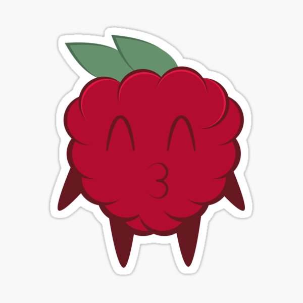"Blowing Raspberries" Sticker for Sale by B-Shirts | Redbubble