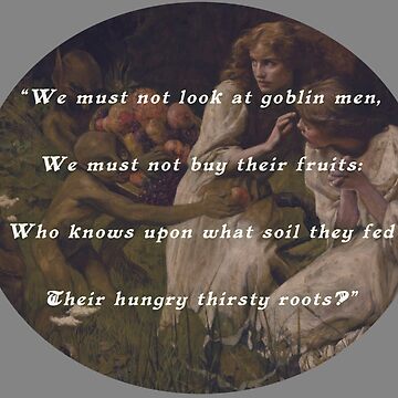 "The Goblin Market Painting & Poem by Christina Rossetti" Classic T ...