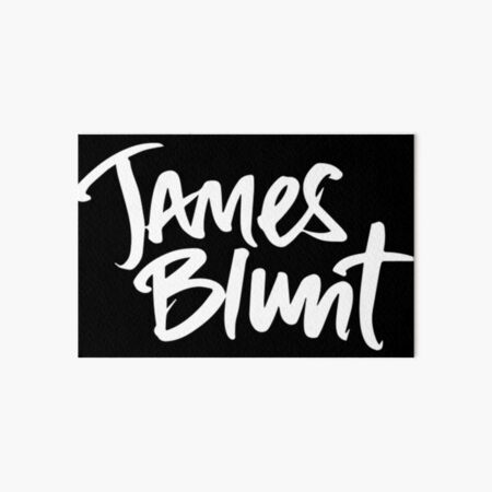 "James Blunt logo" Art Board Print for Sale by JanePeck | Redbubble