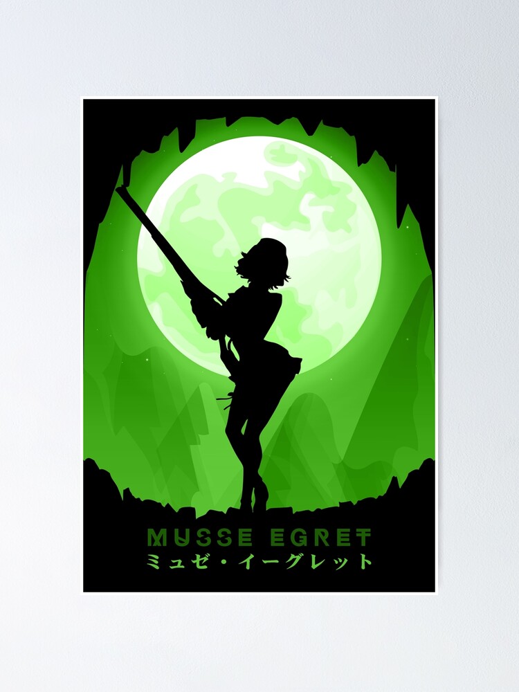 "TRAILS OF COLD STEEL - MUSSE EGRET" Poster for Sale by ASHCARBIDEER ...