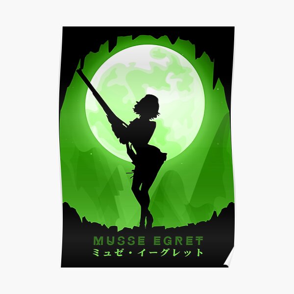 "TRAILS OF COLD STEEL - MUSSE EGRET" Poster for Sale by ASHCARBIDEER ...