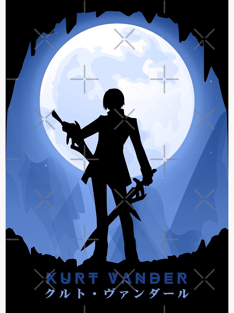 "TRAILS OF COLD STEEL - KURT VANDER" Poster by ASHCARBIDEER | Redbubble