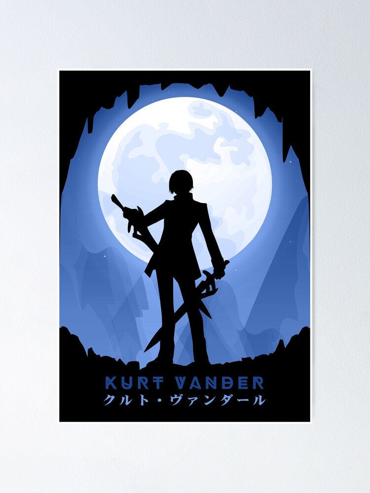 "TRAILS OF COLD STEEL - KURT VANDER" Poster by ASHCARBIDEER | Redbubble