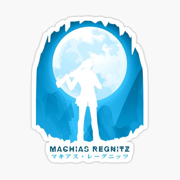 "TRAILS OF COLD STEEL - MACHIAS REGNITZ" Sticker by ASHCARBIDEER ...