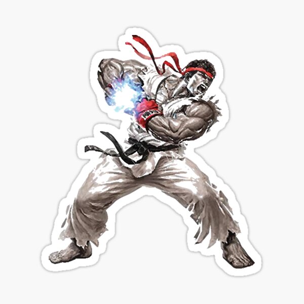 "ryu " Sticker for Sale by TristanNiland | Redbubble