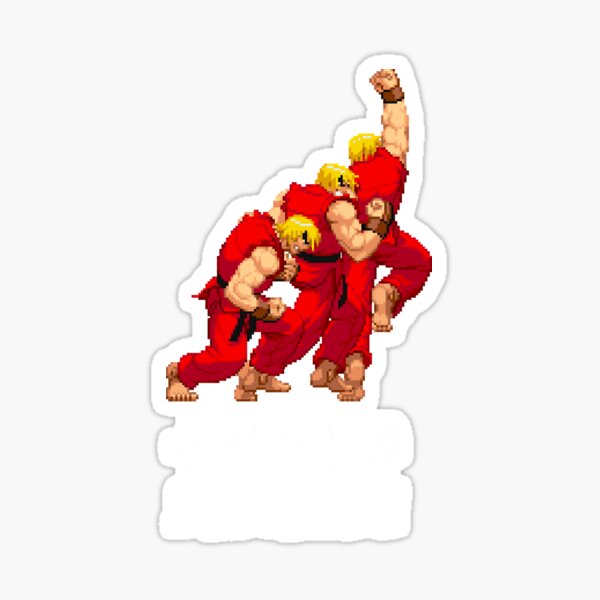 "Shoryuken " Sticker for Sale by TristanNiland | Redbubble