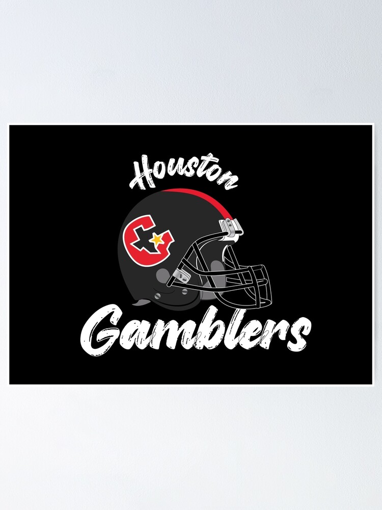 "houston gamblers usfl" Poster for Sale by vliners | Redbubble