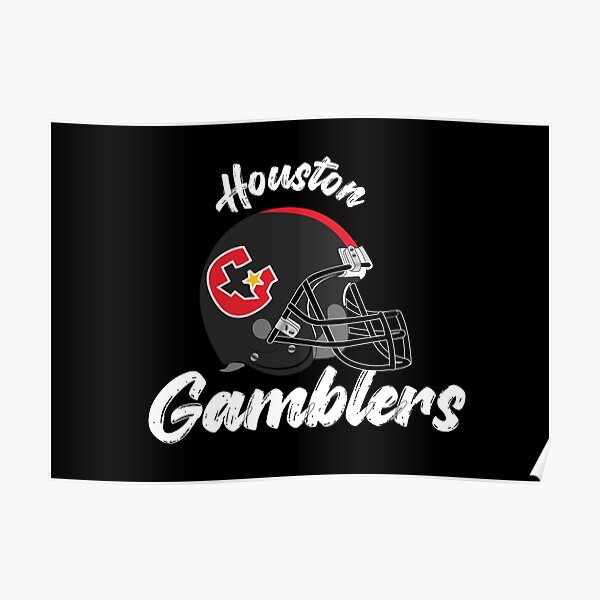 "houston gamblers usfl" Poster for Sale by vliners | Redbubble
