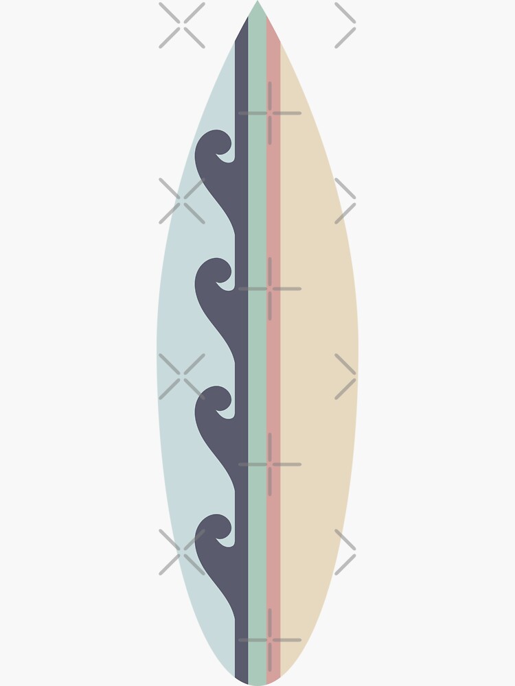 "Boho Surfboard" Sticker by StudioShine | Redbubble