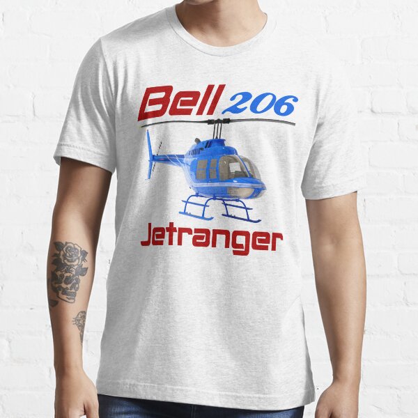 "Bell 206 jet ranger bell helicopter" T-shirt for Sale by Msikdar ...