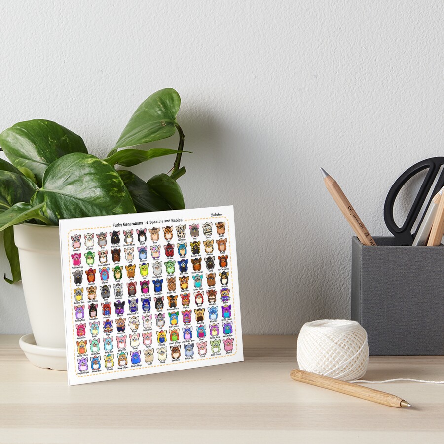 "Furby Collection" Poster for Sale by controlzee- | Redbubble