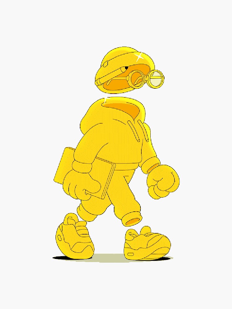 "Gold Buddy" Sticker by LALAINEBARROS | Redbubble