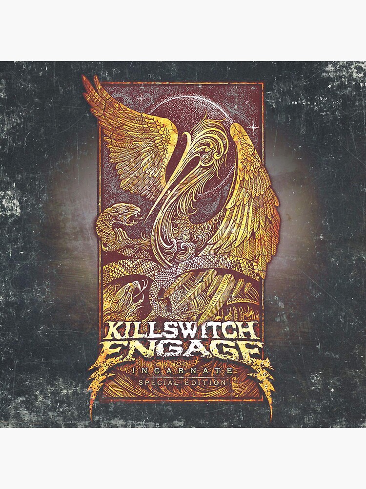 "Killswitch Engage incarnate" Sticker for Sale by LaurelWinters | Redbubble
