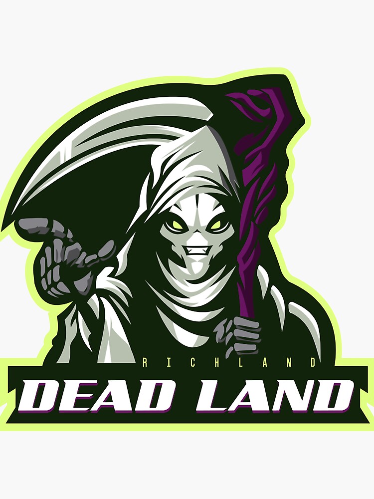 "Dead land artwork for gamer classic t shirt" Sticker for Sale by ...
