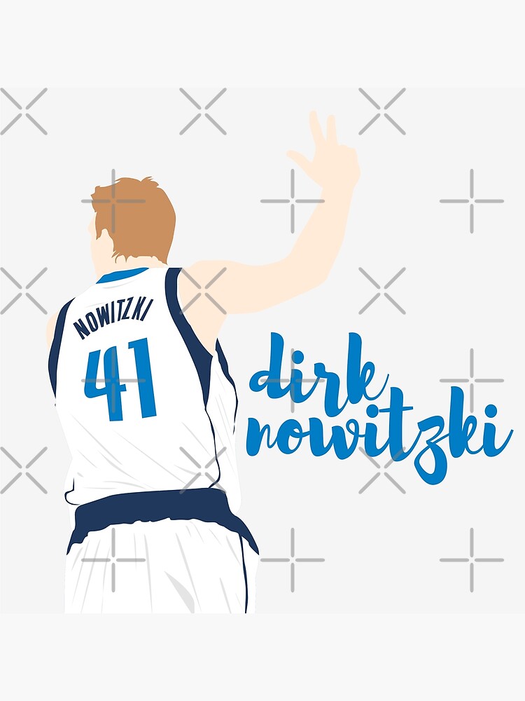 "Dirk Nowitzki" Art Print by karencumlat | Redbubble