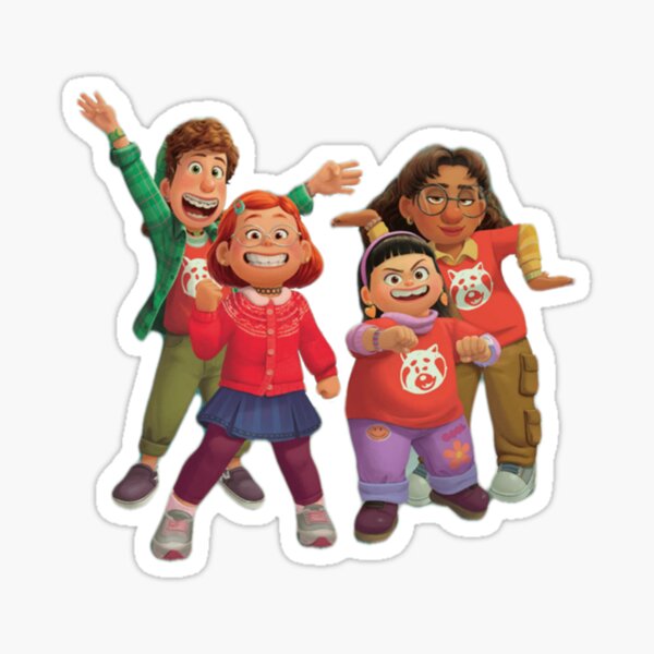 "Turning Red Trailer Classic ." Sticker by bogiekutrees | Redbubble