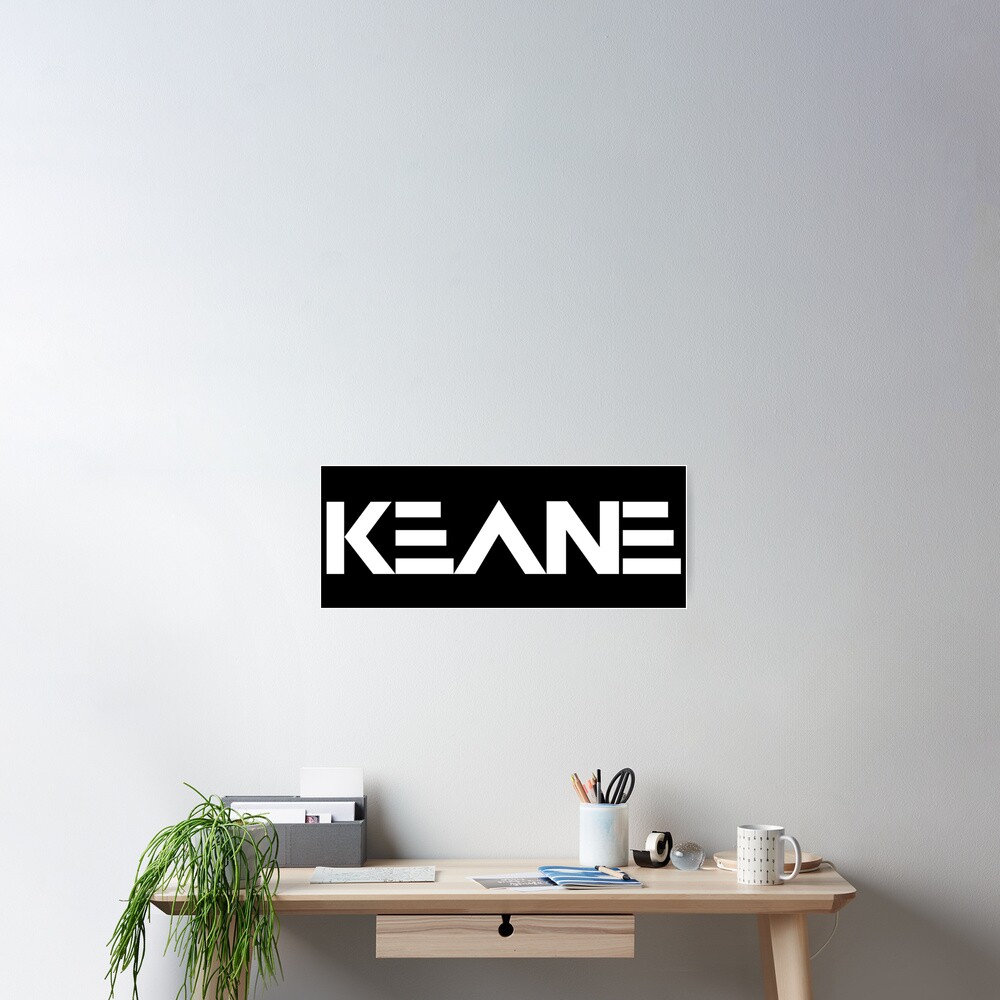"Keane logo" Poster by GeorgeFalegan | Redbubble