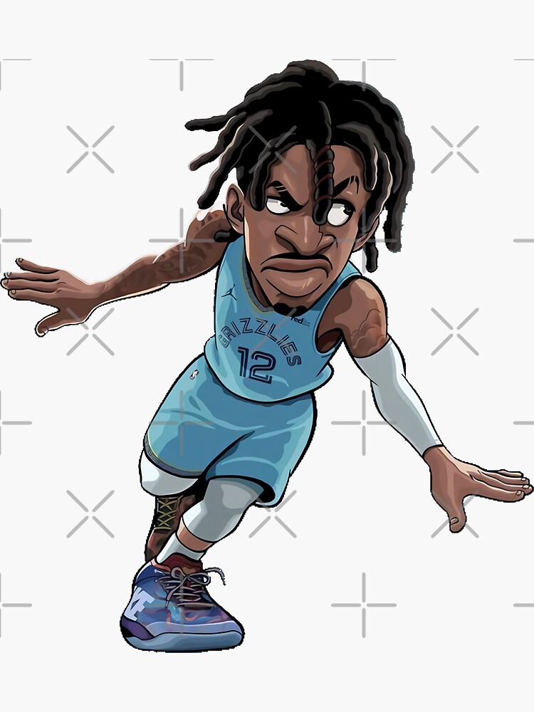 "Ja Morant 12 Chibi" Sticker for Sale by JaclynPiel | Redbubble