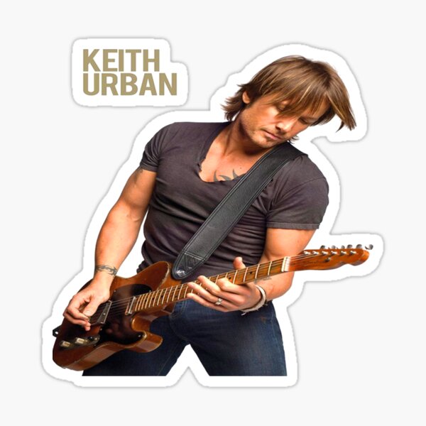 "Populars style trends keith urban" Sticker by AdrianaNienow | Redbubble