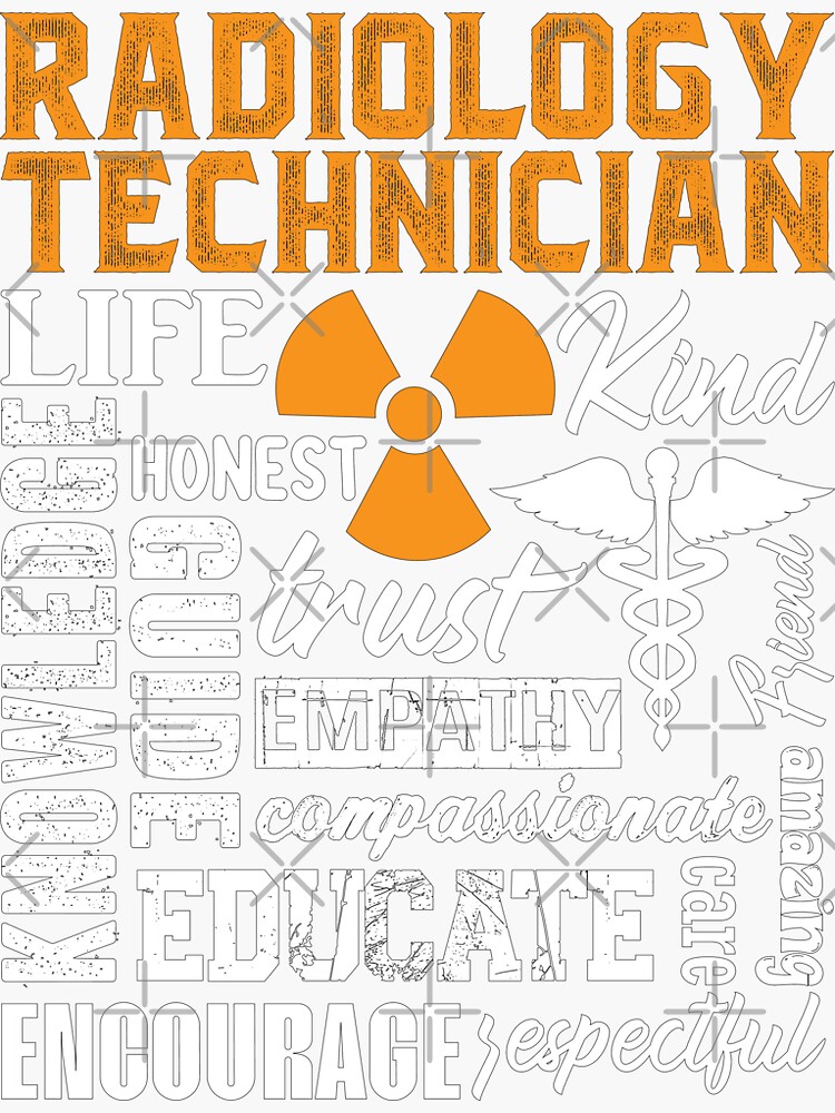 "Radiology Technician Rad Tech Technologist Xray" Sticker by ...