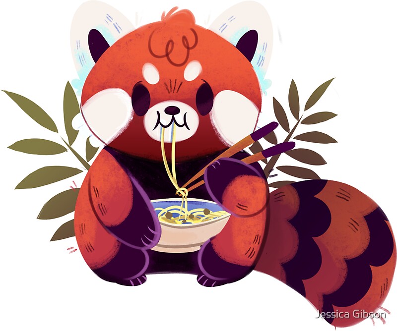 Red Panda: Stickers | Redbubble